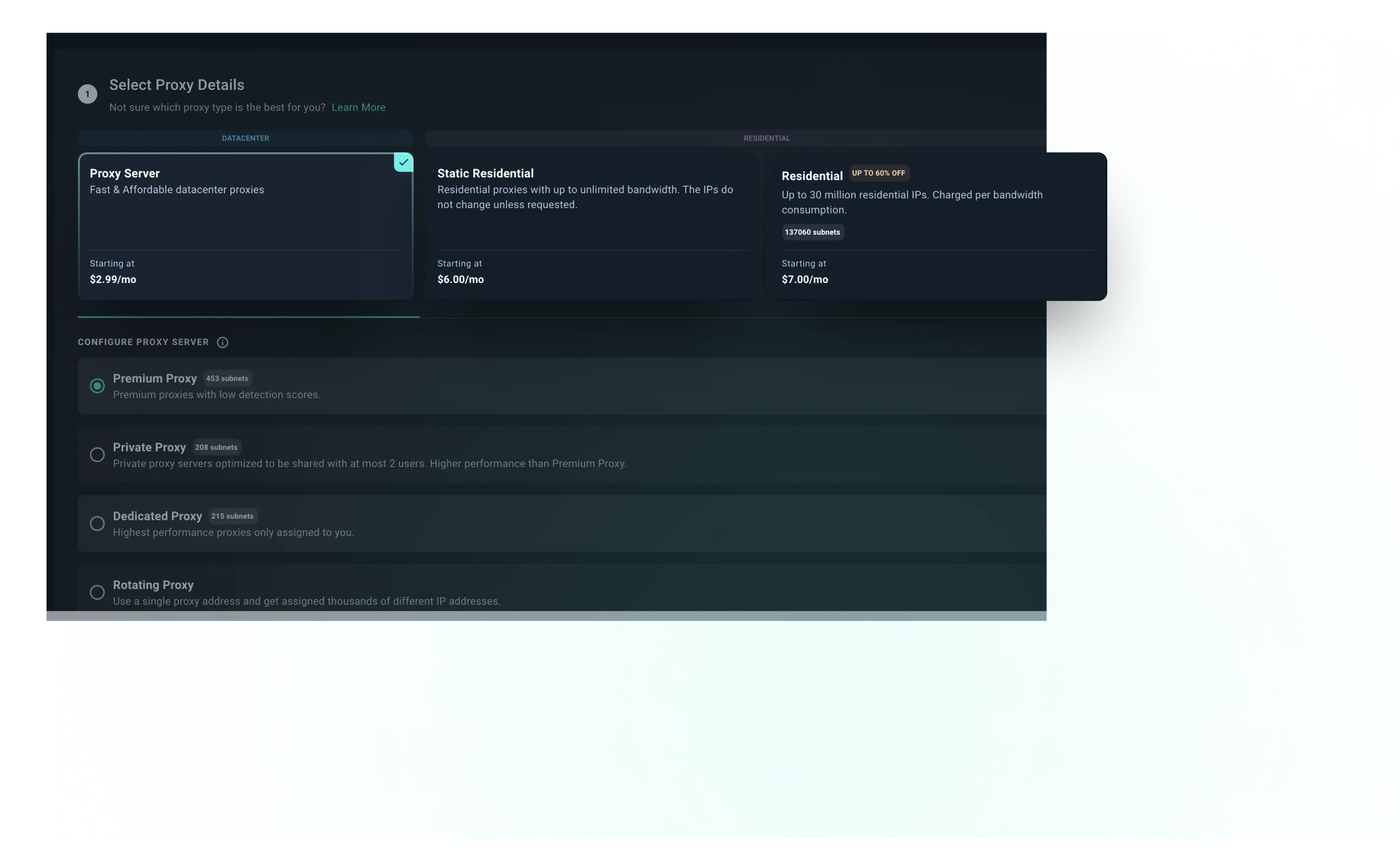 Proxy Service | API Available | Webshare